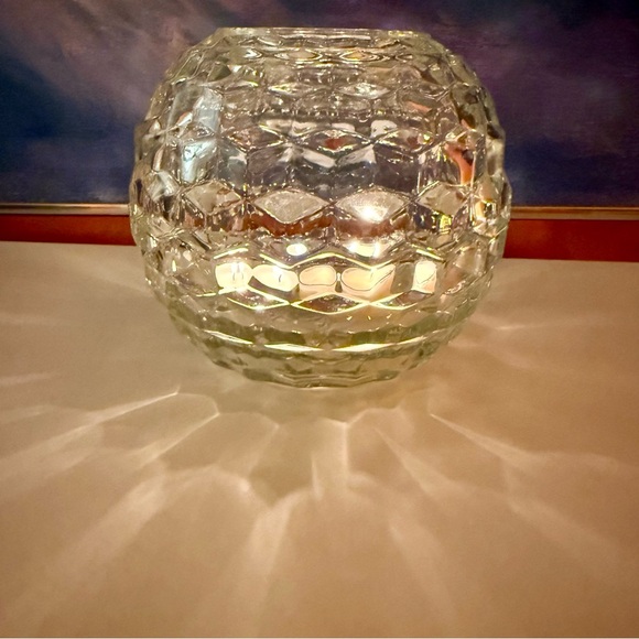 Homco | Accents | Homco Cubist Fairy Lamp Globe Tea Light Votive Candle ...